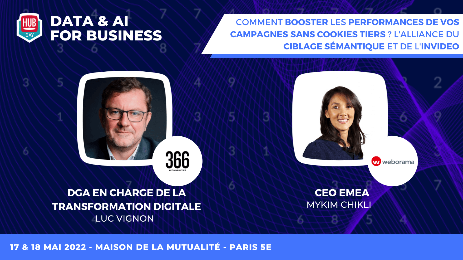 HubDay : comment booster les performances de vos campagnes sans cookie tiers ? - Weborama